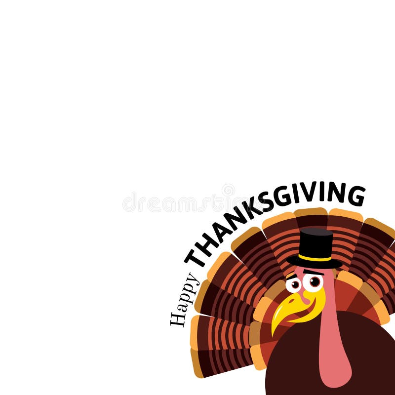 Cartoon Thanksgiving Turkey Stock Vector - Illustration of brown ...