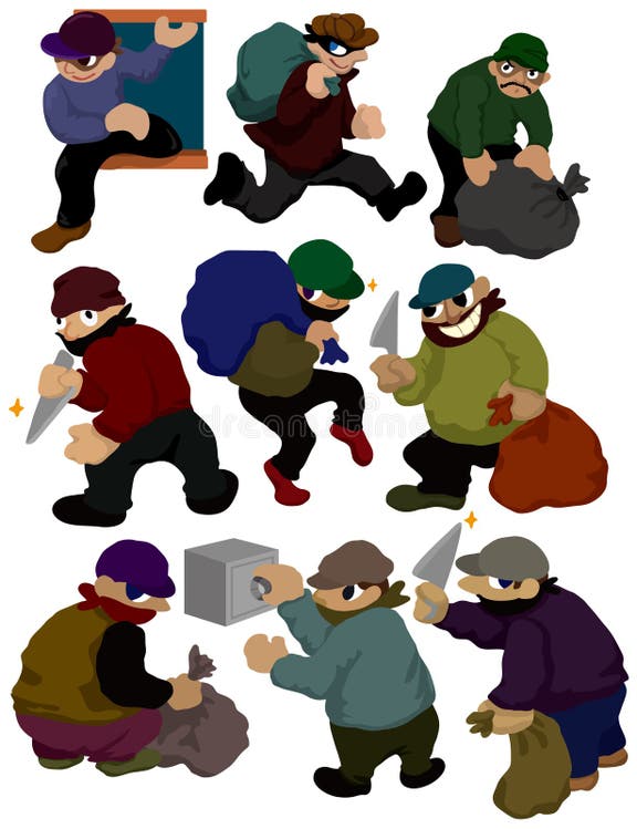 Cartoon Thief Stock Illustrations – 14,025 Cartoon Thief Stock ...