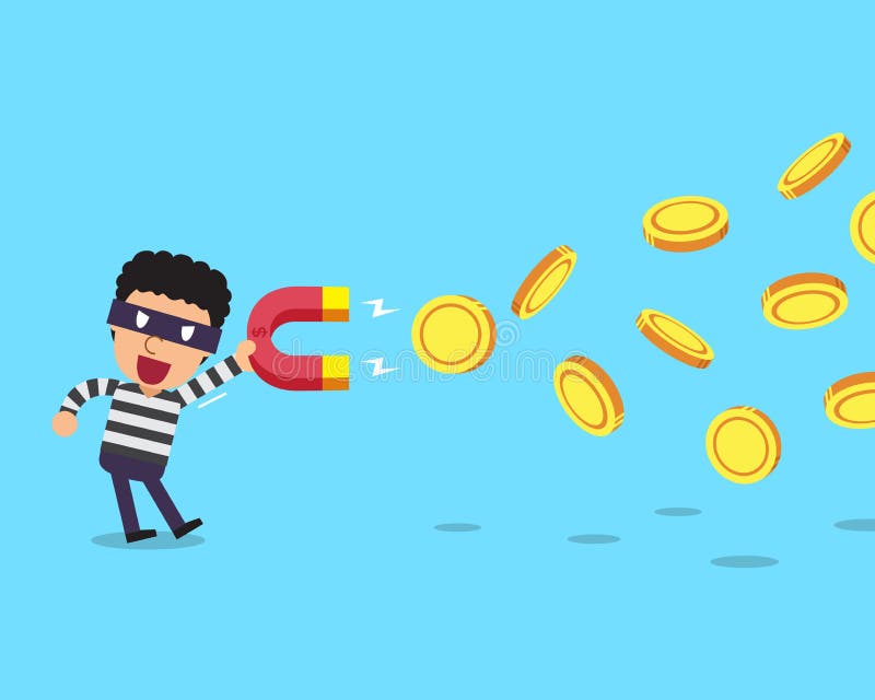 Cartoon Attract Thief Stock Illustrations – 25 Cartoon Attract Thief ...