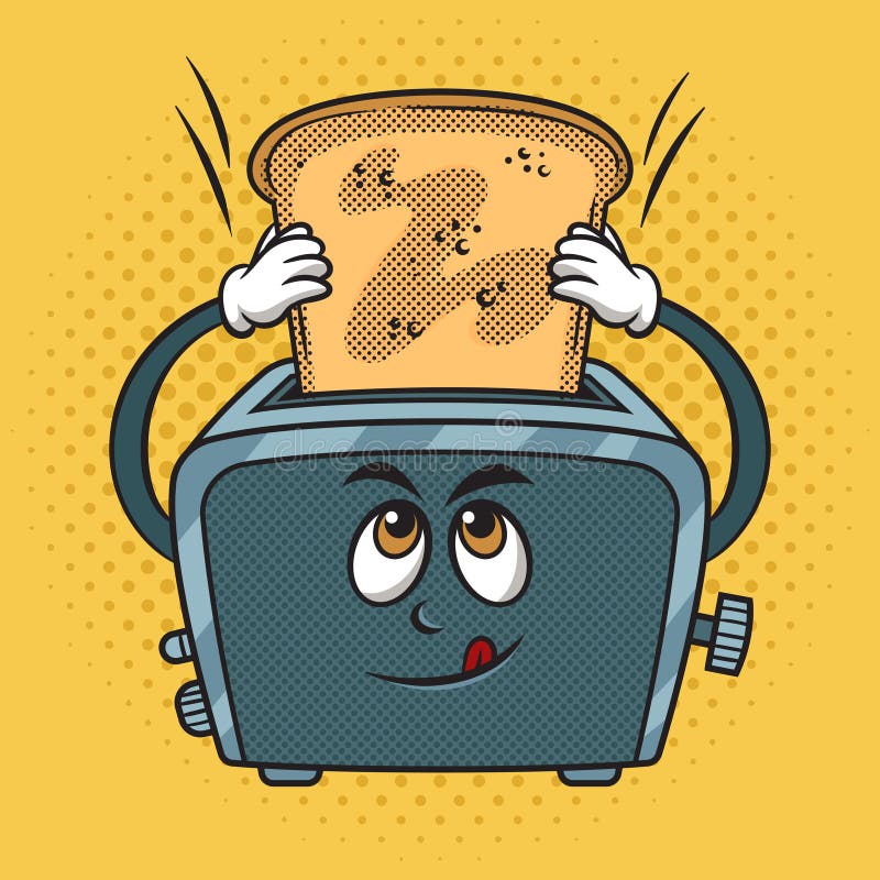Cute Toaster Clipart