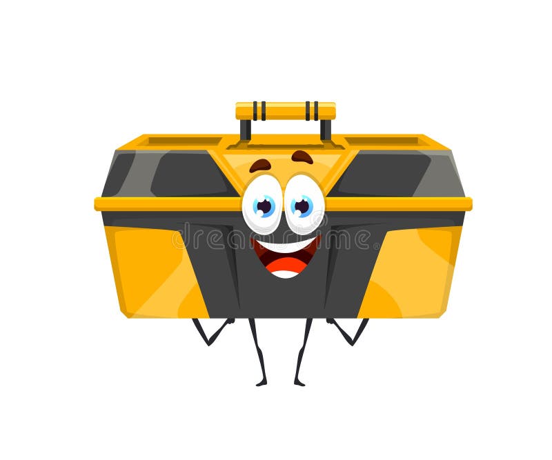 Cartoon Toolbox, DIY Construction Tool Character Stock Vector ...