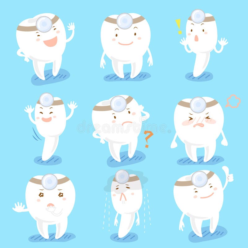 Cartoon Tooth Doctor Do Expression Stock Illustrations – 12 Cartoon ...