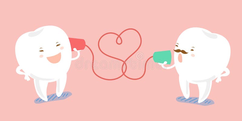Cartoon Tooth Speaking Can Phone Stock Illustrations – 4 Cartoon Tooth ...