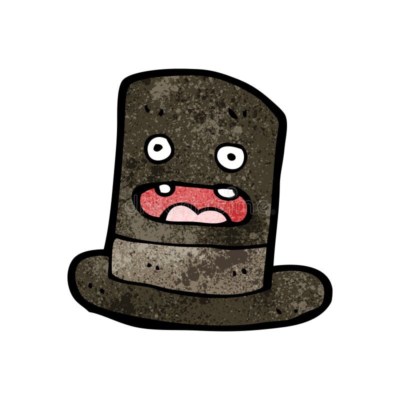 Cartoon top hat stock vector. Illustration of face, tophat - 38085581