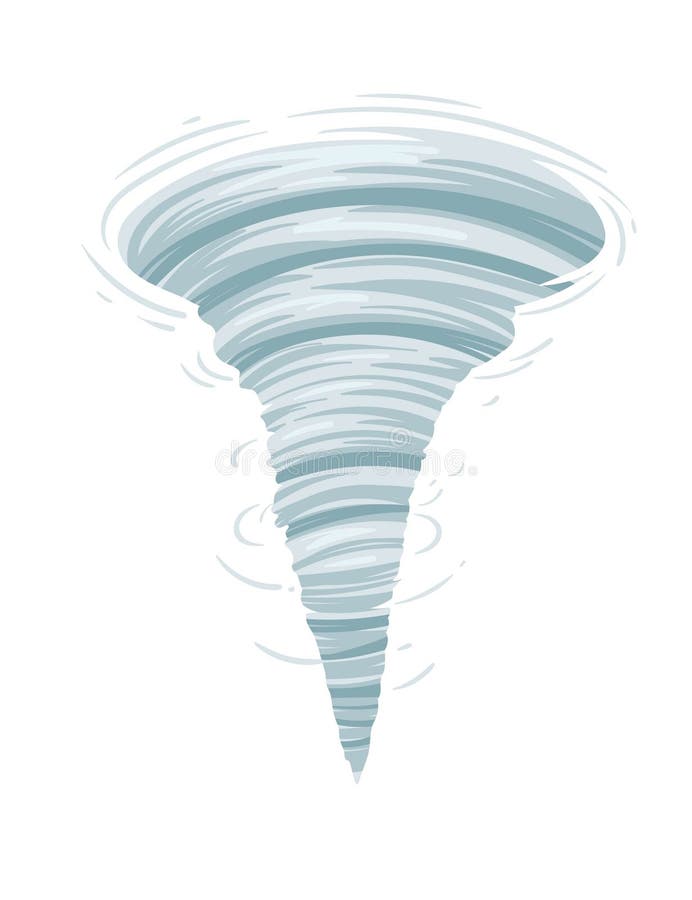 Tornado Illustration White Background Stock Illustrations – 8,588 ...