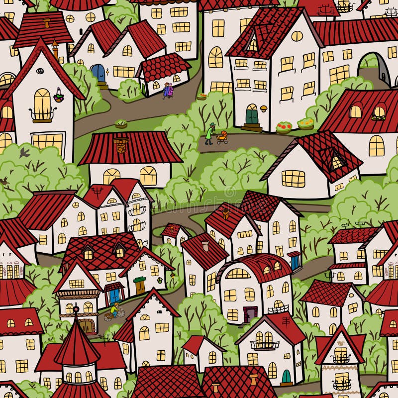 Small Cartoon Town Stock Illustrations – 7,723 Small Cartoon Town Stock ...