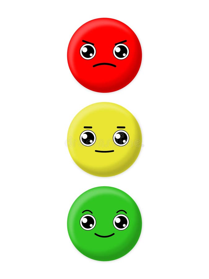 Traffic Light Smiley Stock Illustrations – 128 Traffic Light Smiley ...