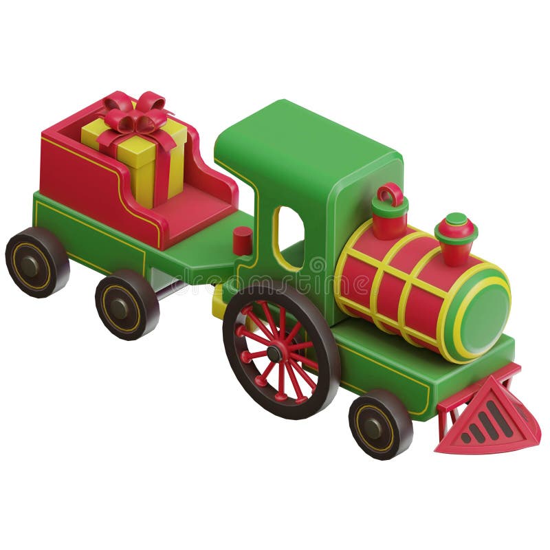 Cartoon train side view stock photo. Image of holidays - 268080208