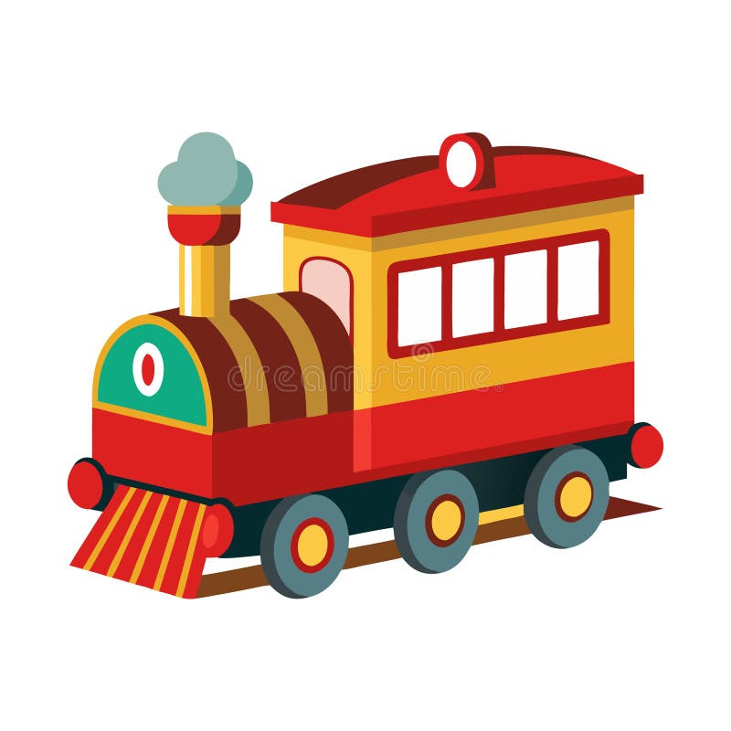 Cute Train Engine Clip Art