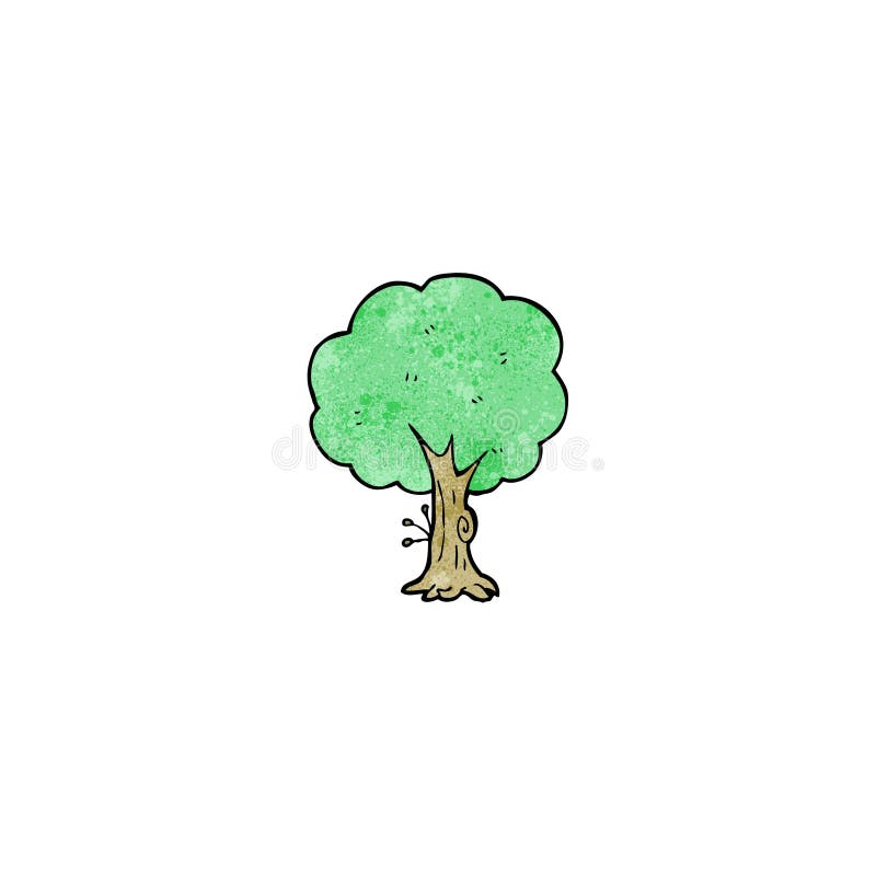 Cartoon tree stock photo. Image of drawn, artwork, texture - 257347230