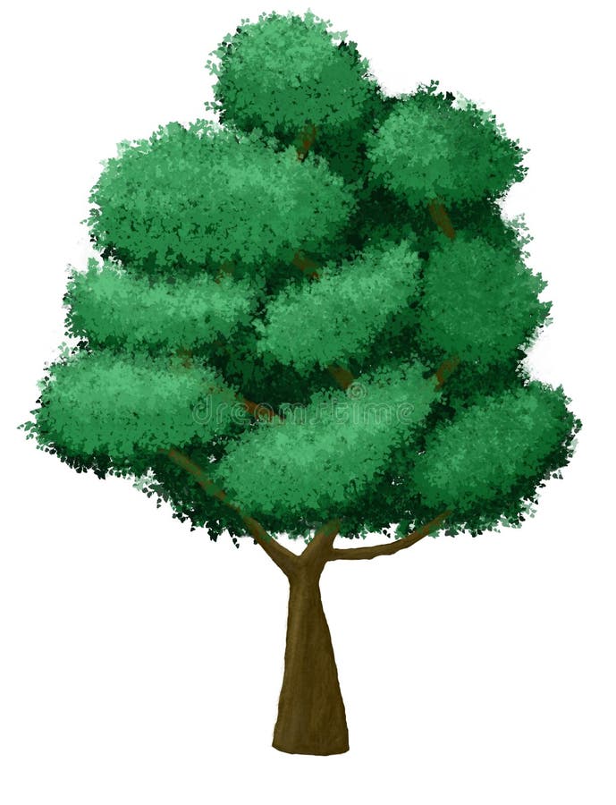 Japanese Anime Art Trees