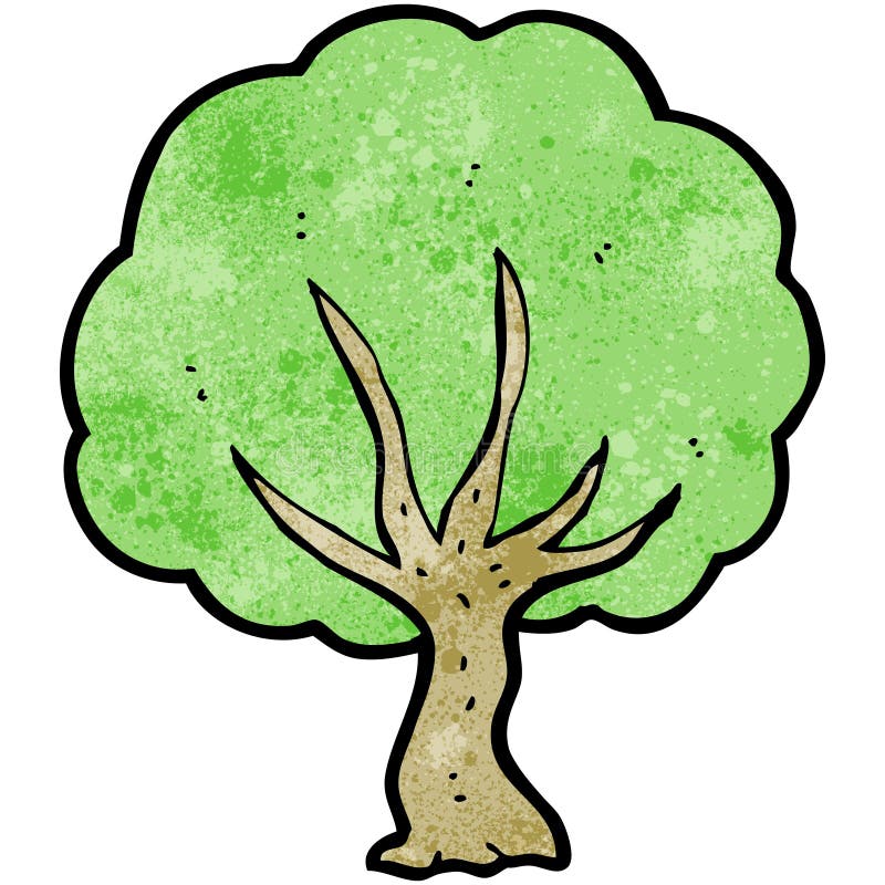 Cartoon tree stock vector. Illustration of crazy, artwork - 38073908