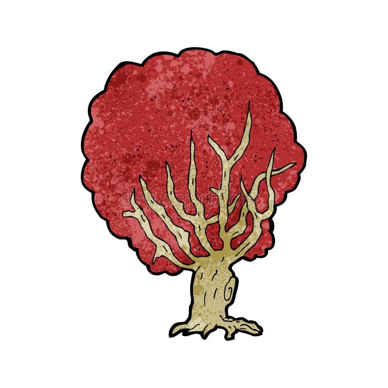 Cartoon tree stock vector. Illustration of clip, grunge - 38089704