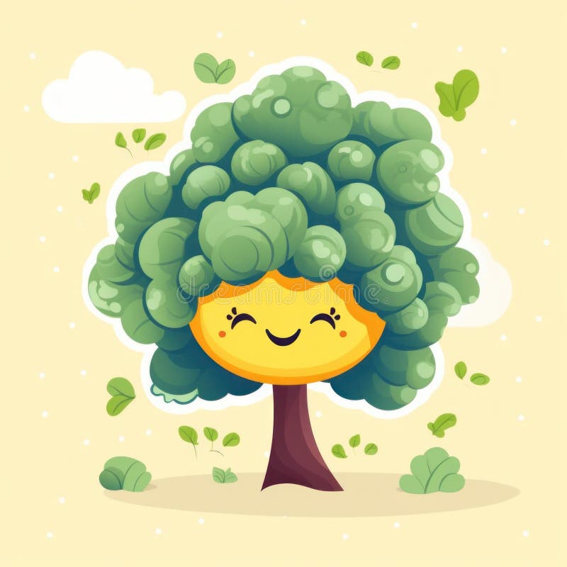 Tree Smiley Face Stock Illustrations – 767 Tree Smiley Face Stock ...