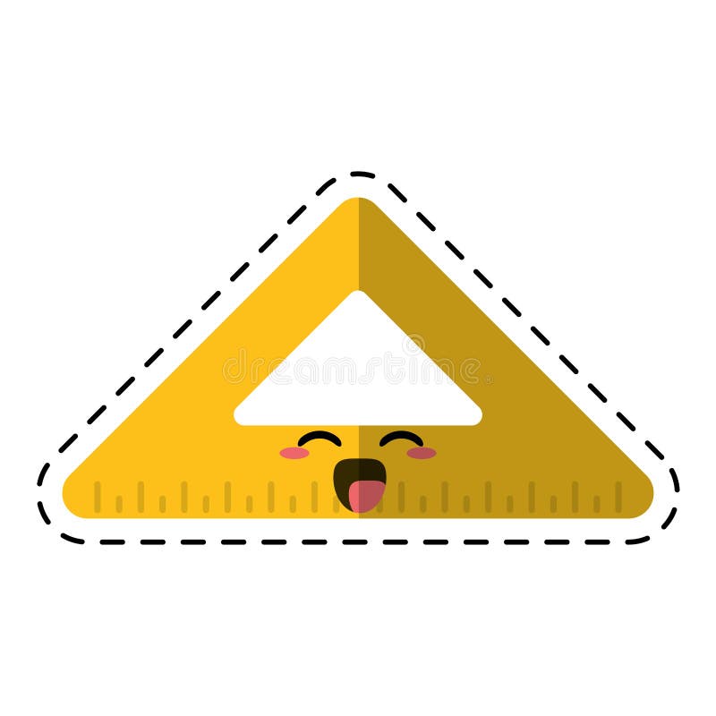 Cartoon Triangle Ruler School Stock Vector - Illustration of measure ... Cartoon Triangle Ruler School Stock Vector - Illustration of measure ...