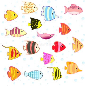 Colorful Tropical Fish Clipart Stock Illustrations – 3,049 Colorful ...