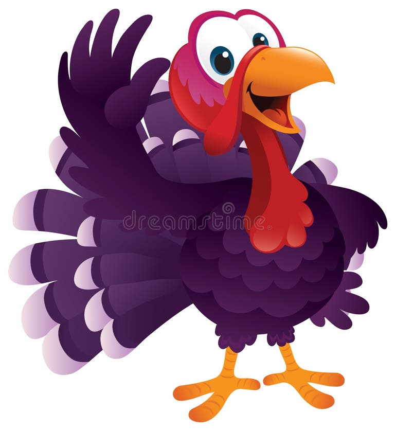 Cartoon Turkey Purple Stock Illustrations – 374 Cartoon Turkey Purple ...