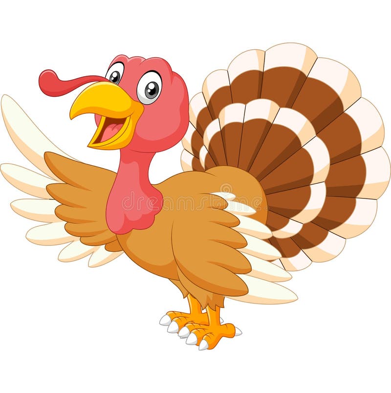 Cartoon Turkey Waving Stock Illustrations – 524 Cartoon Turkey Waving ...