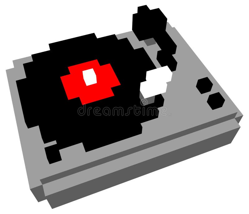 Cartoon turntable stock vector. Illustration of club - 19706698