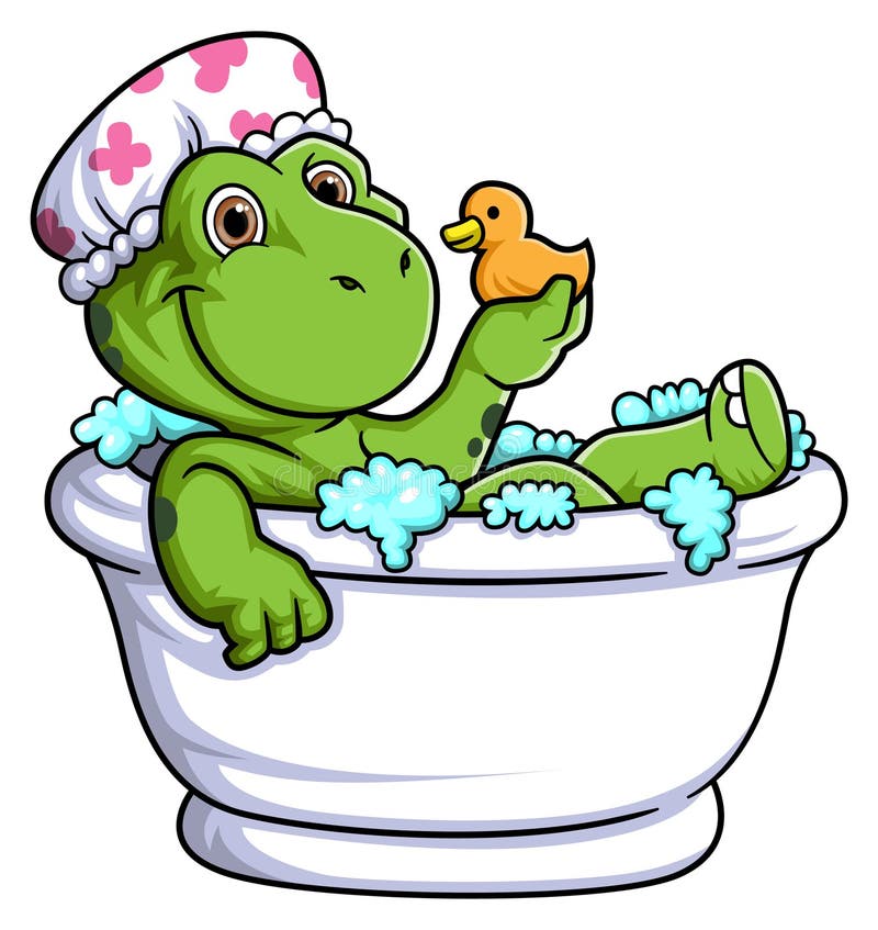 Taking Shower Clip Art Turtle