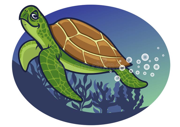Cartoon of Turtle Character Stock Vector - Illustration of character ...