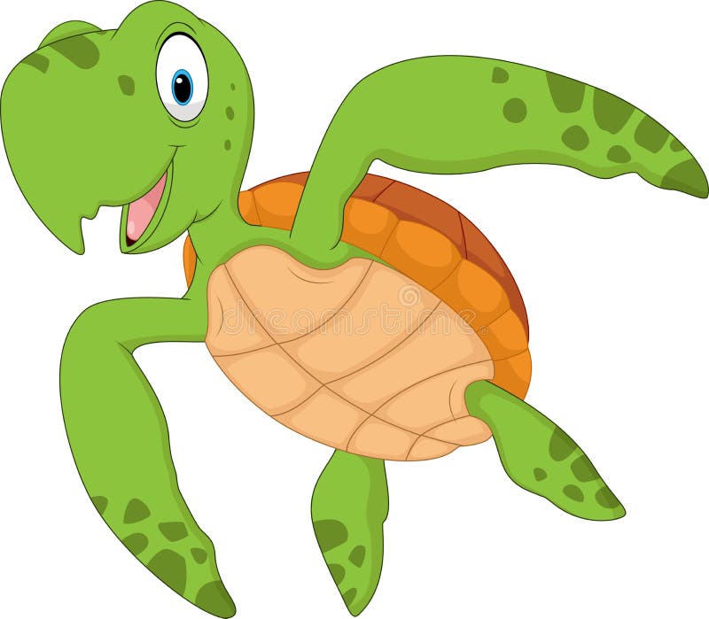 Turtle cartoon stock vector. Illustration of turtle, cartoon - 35835933