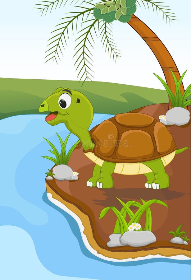 Cartoon Turtle Green Grass Stock Illustrations – 216 Cartoon Turtle ...