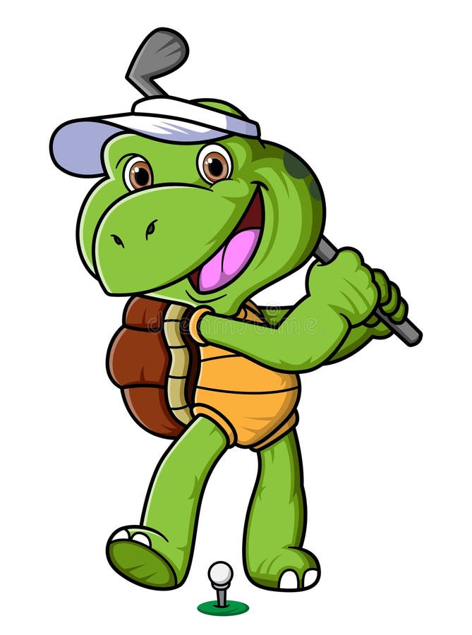 Animal Playing Golf Stock Illustrations – 161 Animal Playing Golf Stock ...