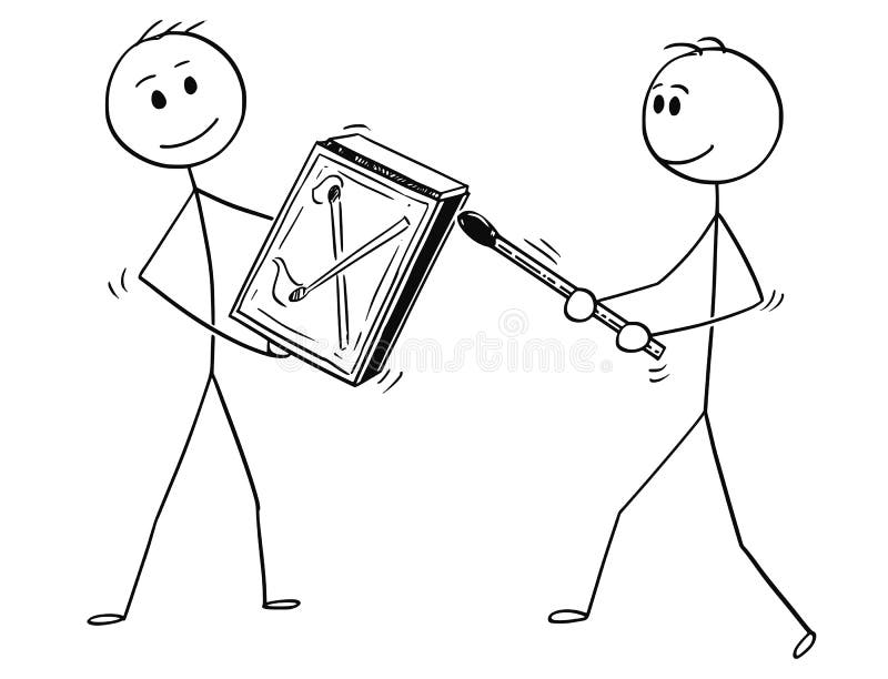 Match Striking Stock Illustrations – 326 Match Striking Stock ...