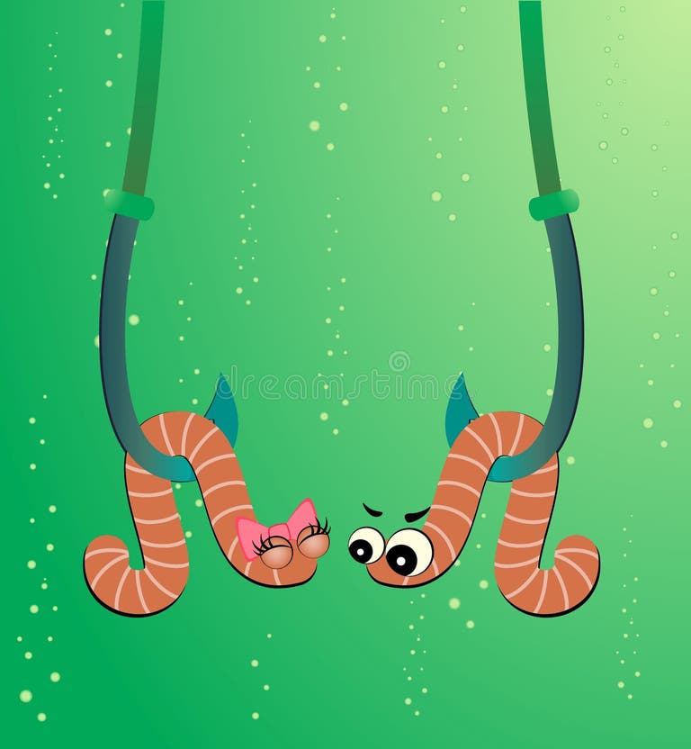 Cartoon Two Worms Stock Illustrations – 64 Cartoon Two Worms Stock ...