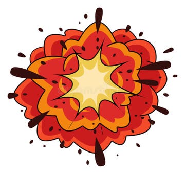 Large Explosion Cartoon Stock Illustrations – 293 Large Explosion ...