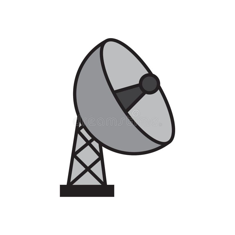 Cartoon antenna stock vector. Illustration of simple - 263343961