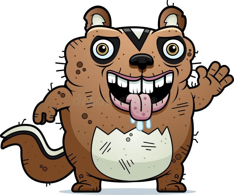 Cartoon Ugly Chipmunk Talking Stock Vector - Illustration of idea, ugly ...
