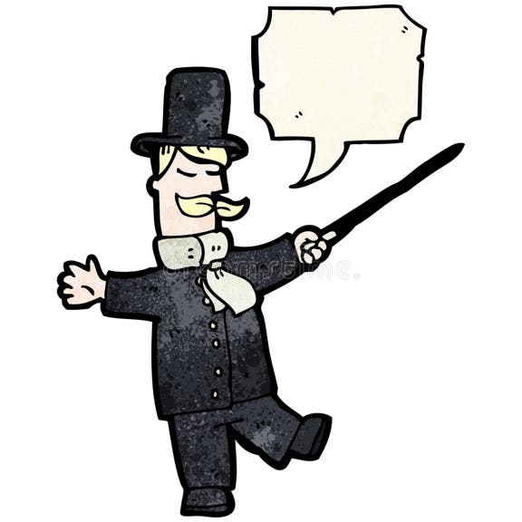 Cartoon upper class man stock vector. Illustration of hand - 38037224