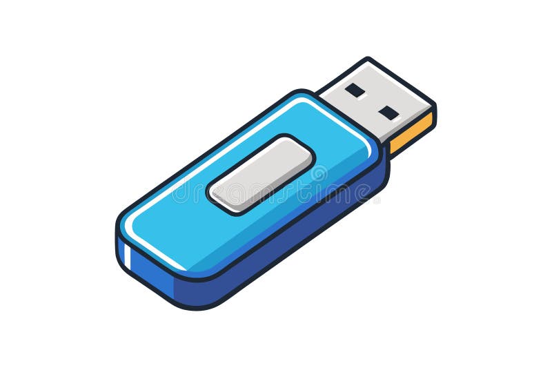 Cartoon USB Memory Stick with a Modern Design for Data Storage and ...