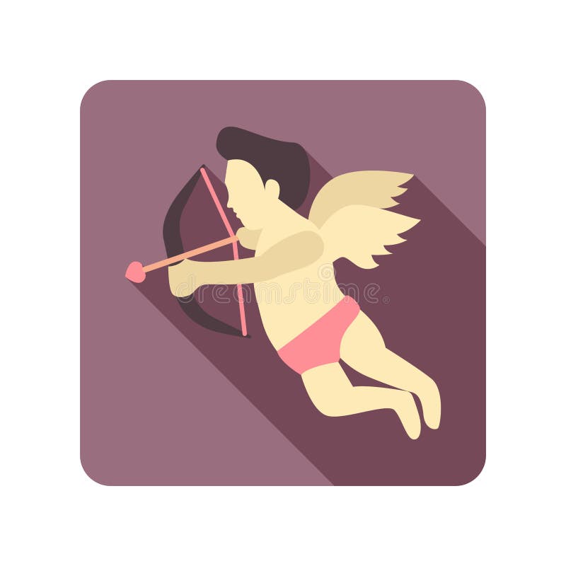 Cartoon cupid stock vector. Illustration of simple, cupid - 259508785