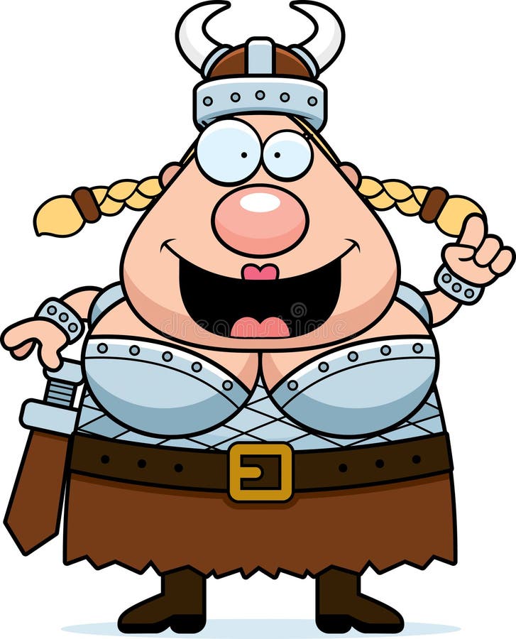 Cartoon Valkyrie Idea stock vector. Illustration of vector - 47449582