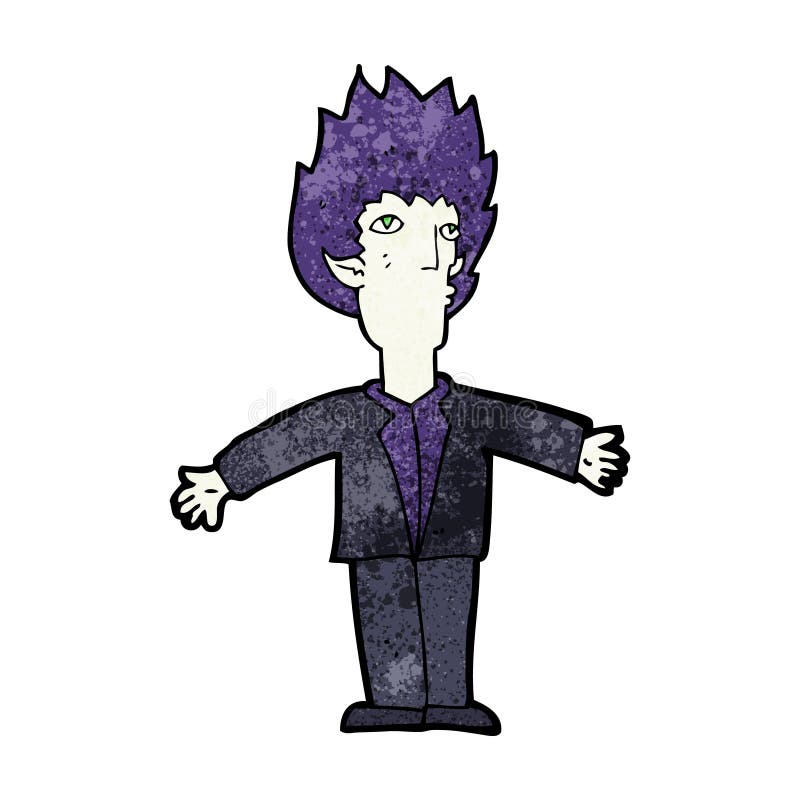 Cartoon vampire stock vector. Illustration of character - 38009156