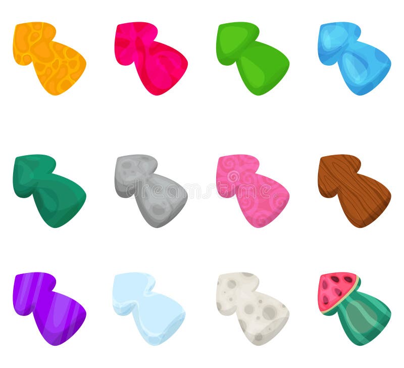 Cartoon vector arrows stock vector. Illustration of vector - 310587485