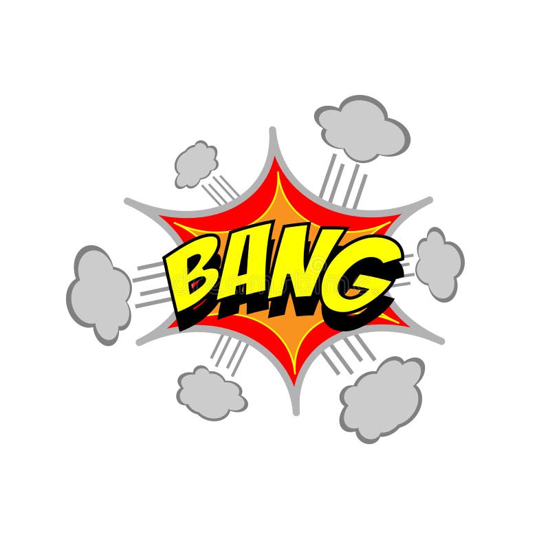 Exploding Cartoon Kaboom stock vector. Illustration of bang - 82570834