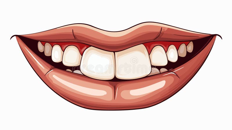 Smile Vector Drawing Cartoon Vector Illustration Stock Illustration ...