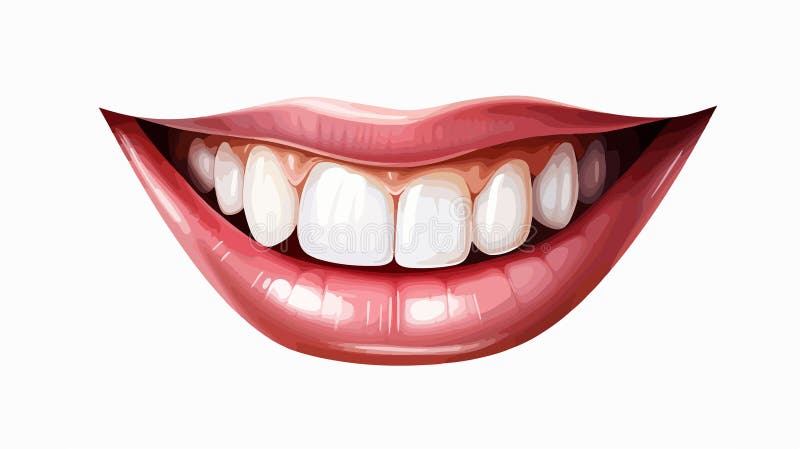 Smile Vector Drawing Cartoon Vector Illustration Stock Illustration ...