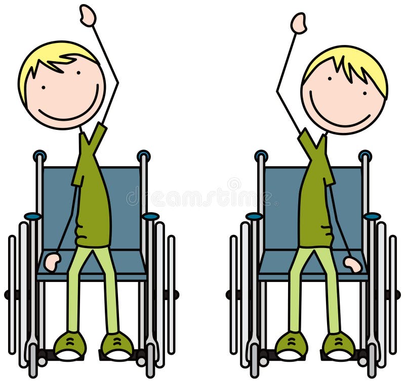 Happy kid exercises stock vector. Illustration of adaptive - 315486705