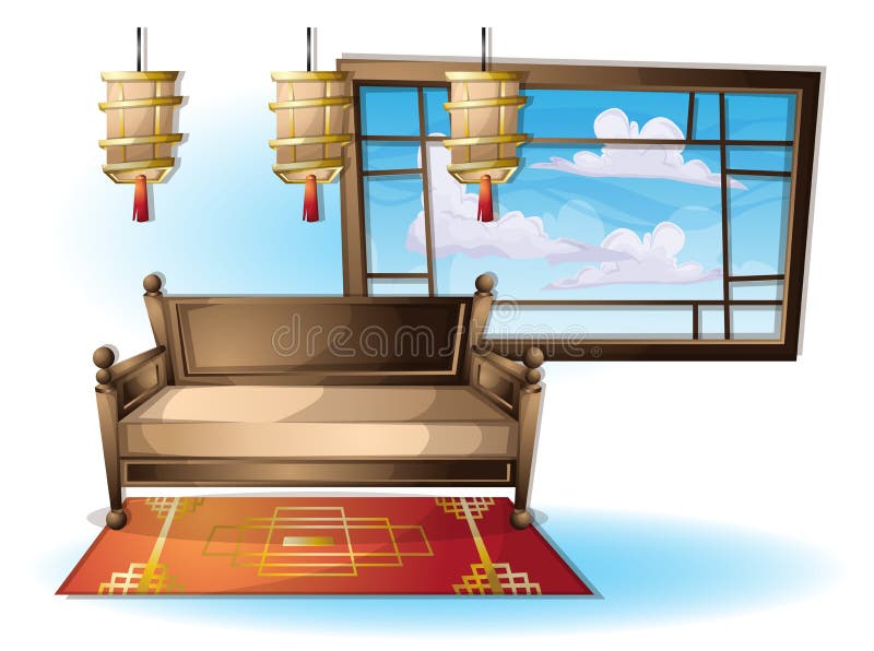 Indoor Chinese Tea House Stock Illustrations – 142 Indoor Chinese Tea ...