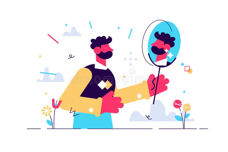 Conceited Man Stock Illustrations – 166 Conceited Man Stock ...