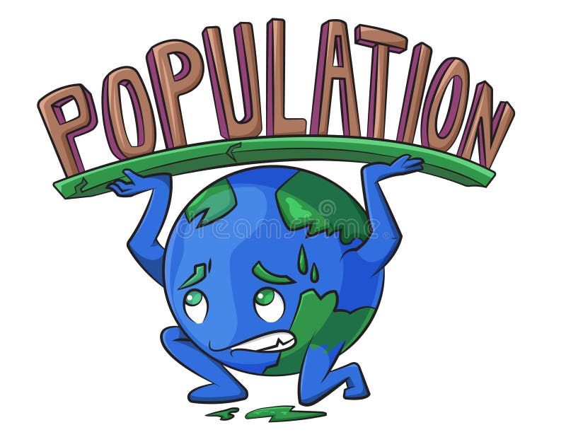 Overpopulation stock vector. Illustration of persons - 237110478