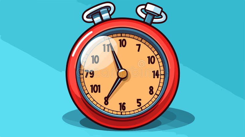 Stopwatch Vector Illustration Cartoon Vector Illustration Stock ...