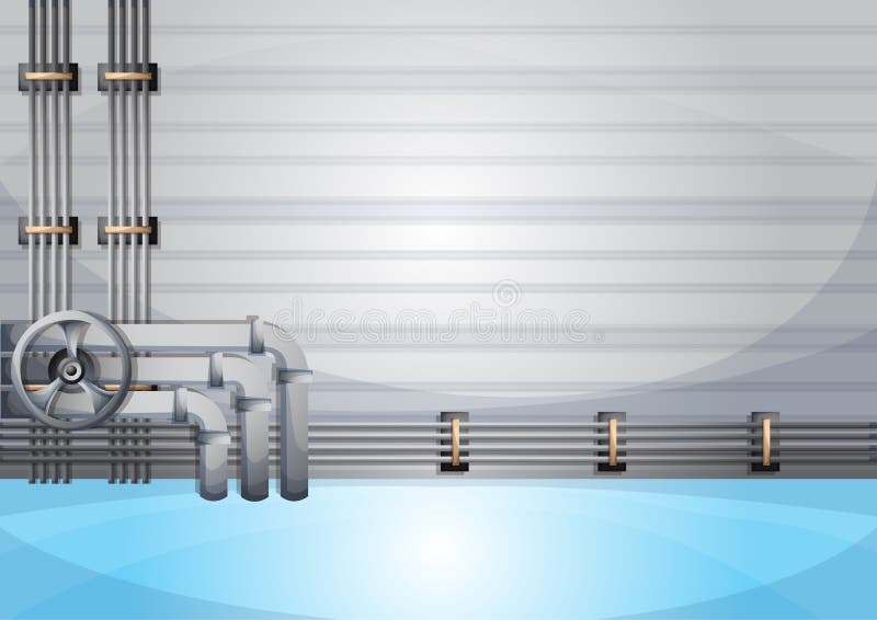 Pipe 3 Layers Vector Illustration Structure Object Stock Vector ...