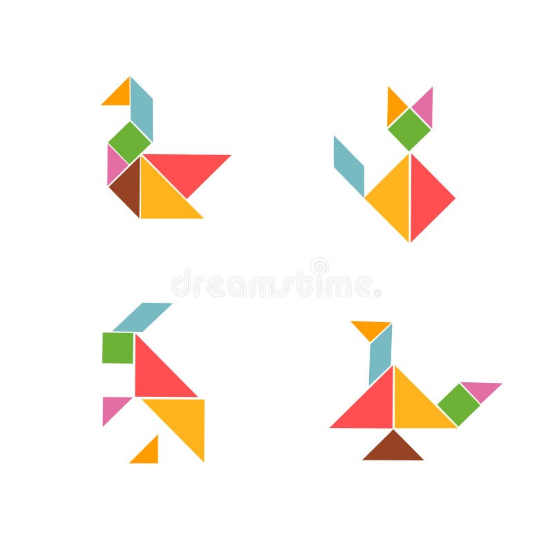 Tangram Patterns Stock Illustrations – 16 Tangram Patterns Stock ...