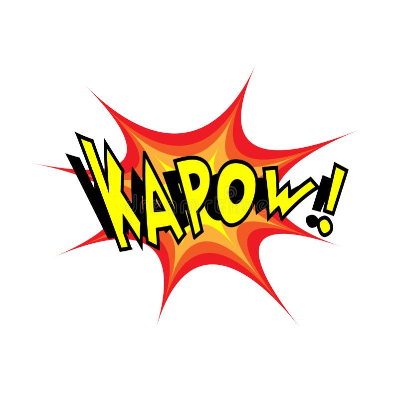 Kapow Word Comic Stock Illustrations – 74 Kapow Word Comic Stock ...
